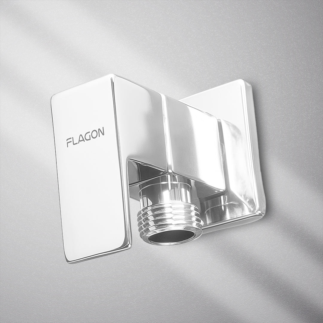 محبس زاوية كروم 1/2 بوصة FLAGON/CH - صمام زاوية معدني | متجر زينكو ...