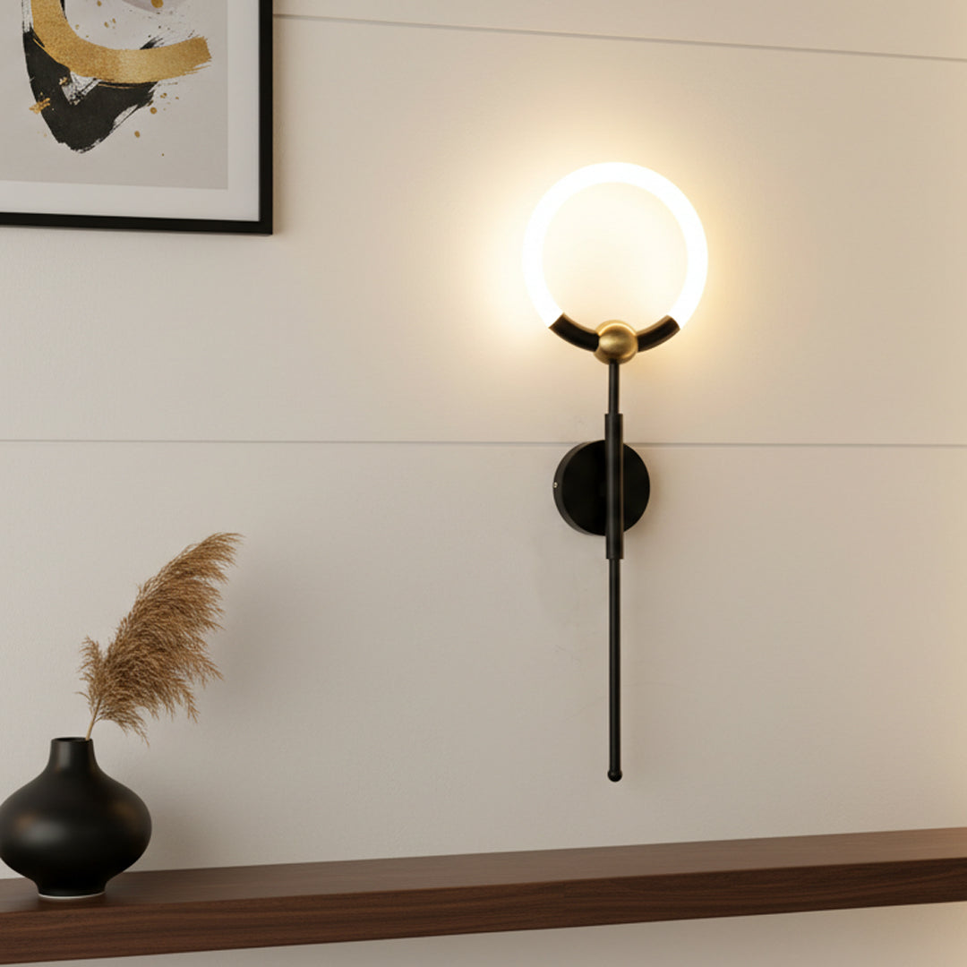 أبليك جداري LED ZINSA أسود 18 وات - موديل 2549 | متجر زينكو للإناره ...